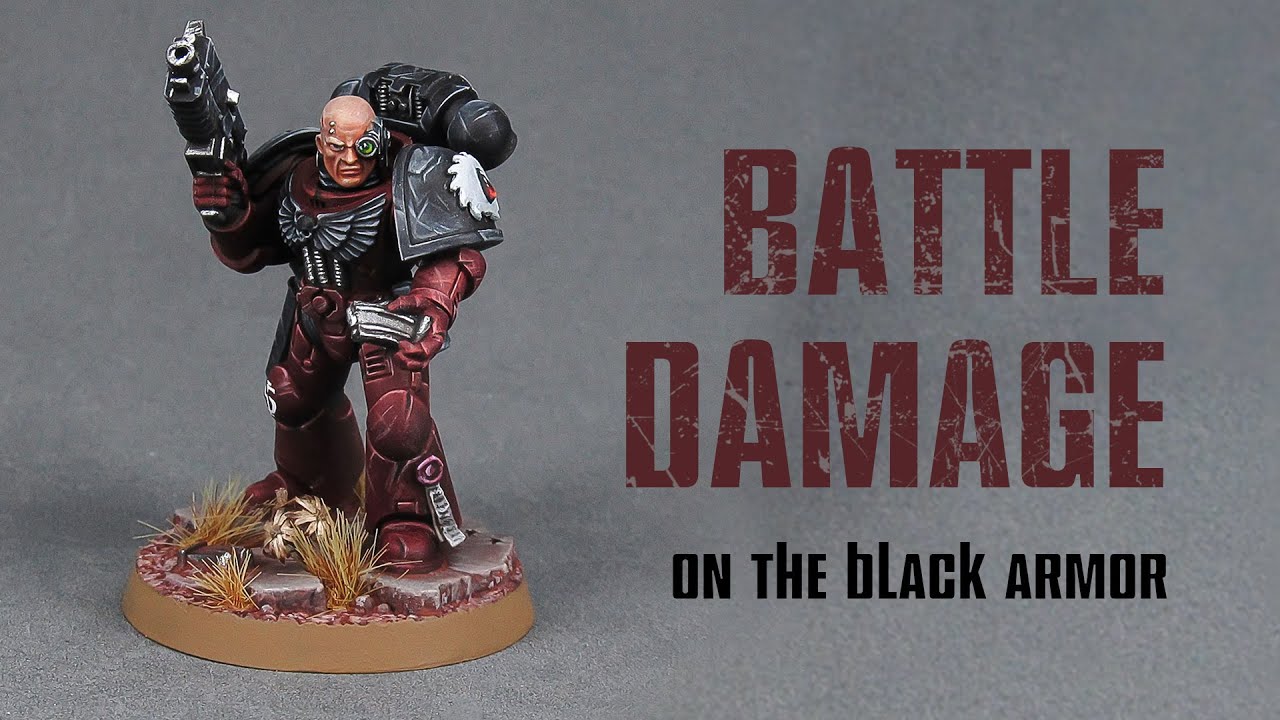 Black Armour Battle Damage - YouTube