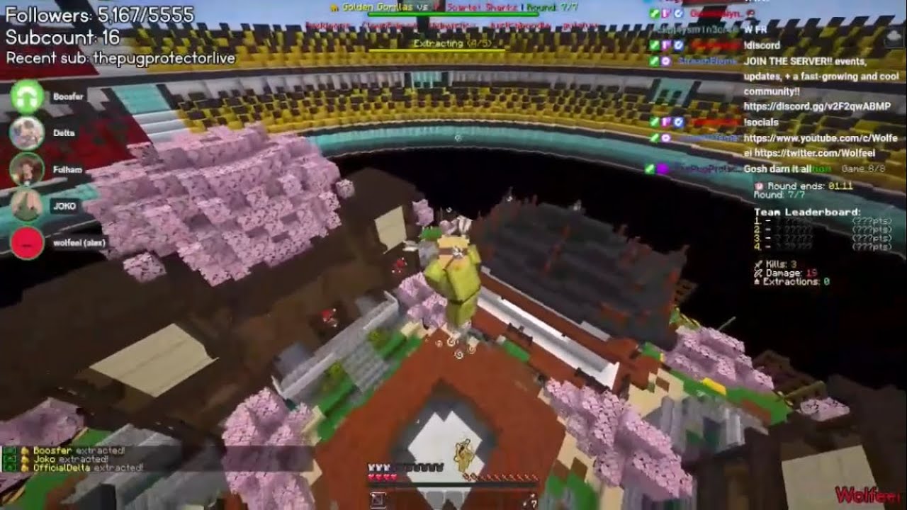 Wolfeei’s team rushes extraction in Block Wars - YouTube
