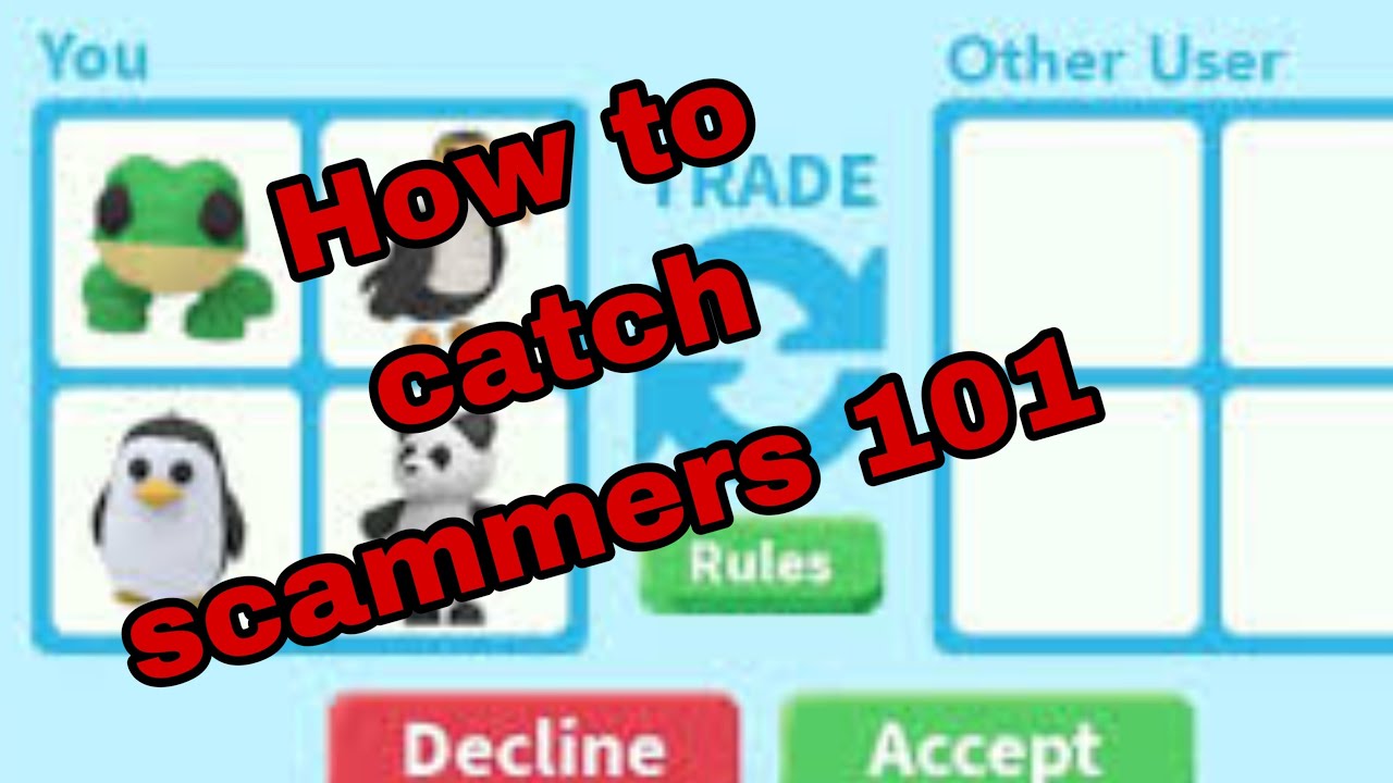How to catch scammers in adopt me - YouTube