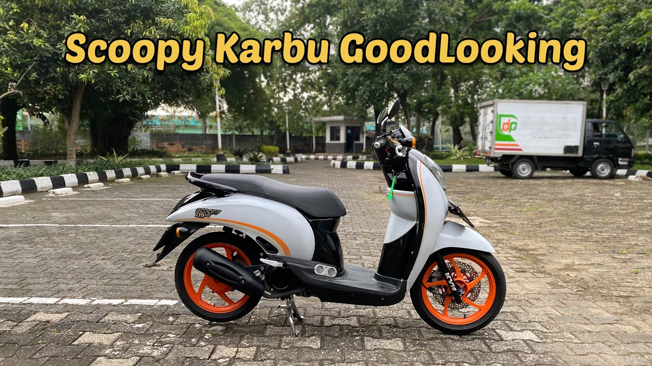 Review modifikasi Scoopy karbu - YouTube