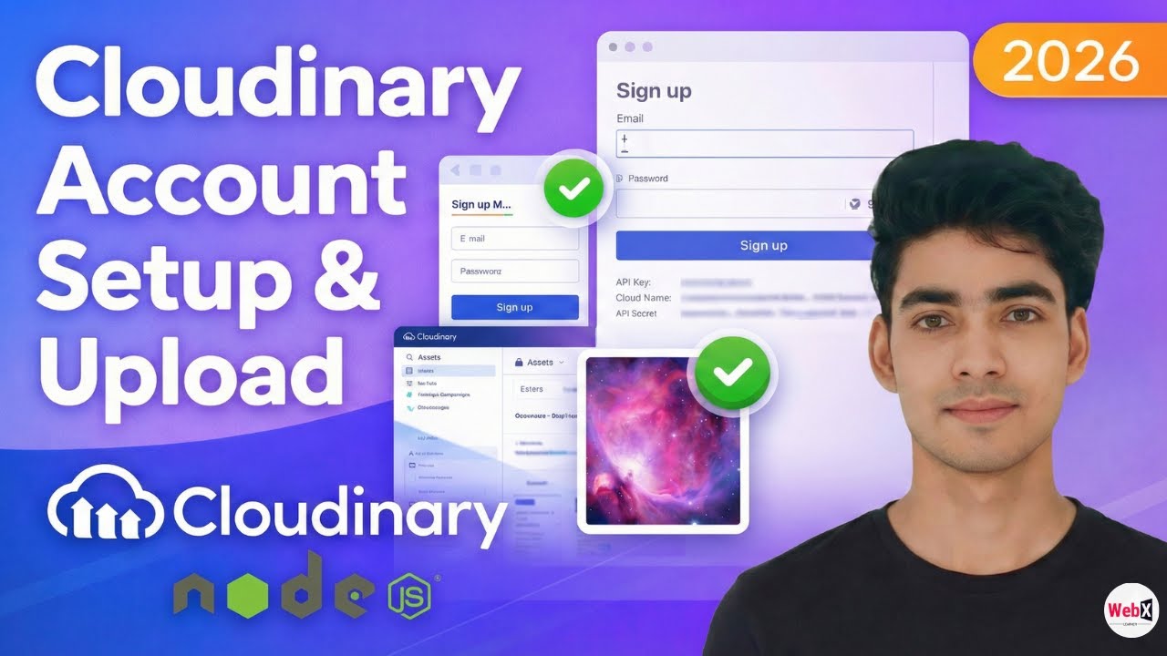 Cloudinary Account Setup | cloudinary image upload node js | how to use ...