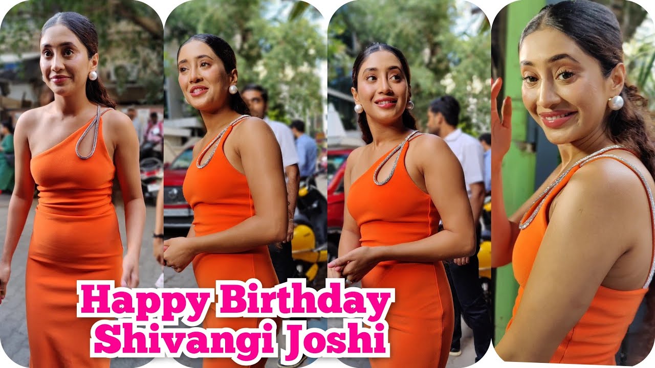 Shivangi Joshi With Family Arrives to Celebrate Her Birthday With Media ...