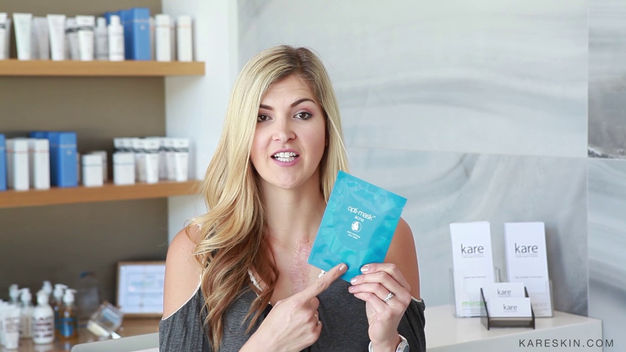 Opti-mask Hydrate and Opti-mask Acne by kareskin, Face Sheet Mask - YouTube