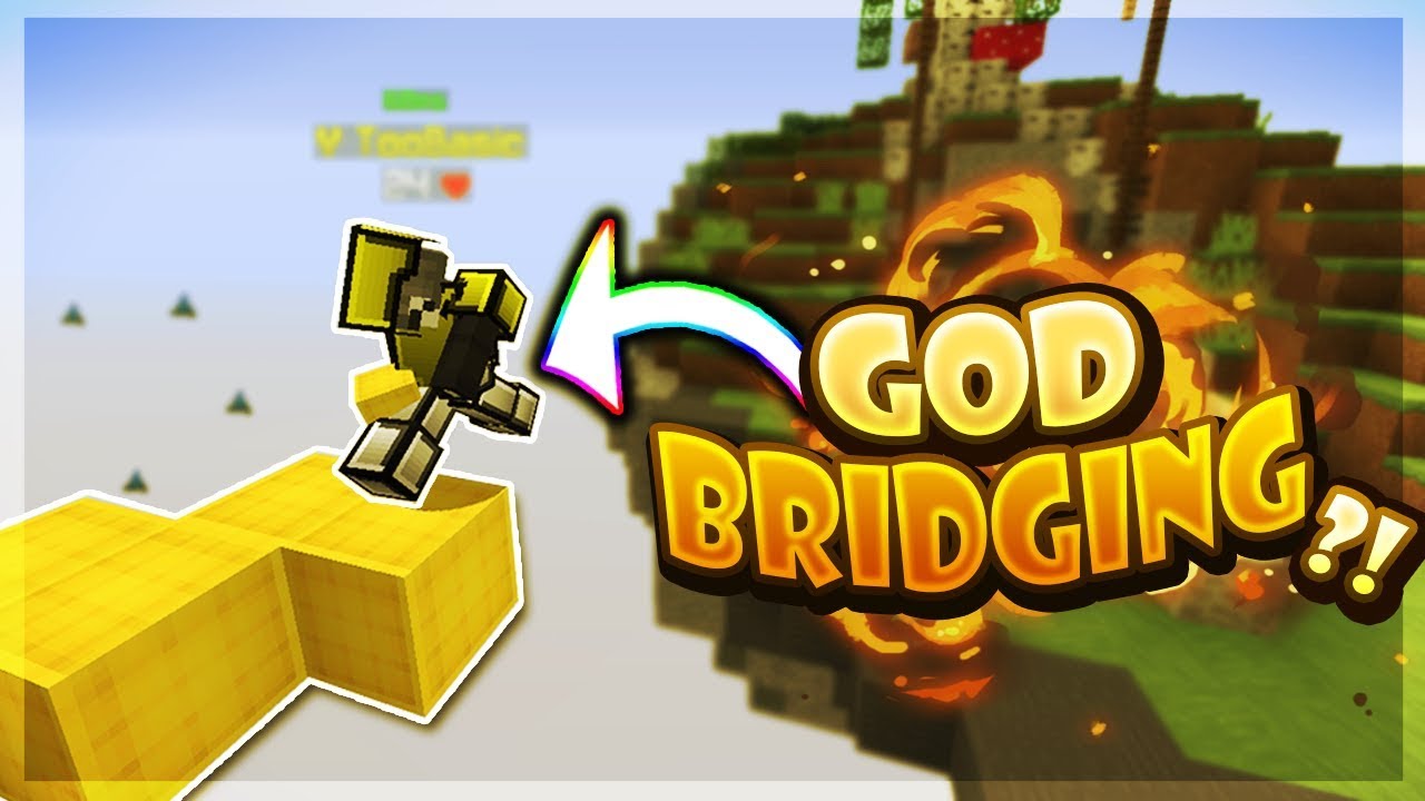 God Bridging In Minecraft?! (Faster Than Breezily) - YouTube