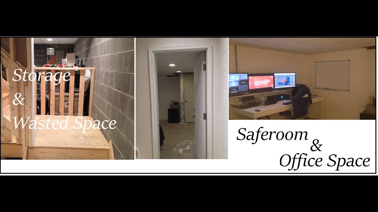 Building a Survival Safe-Room in my Basement! - YouTube