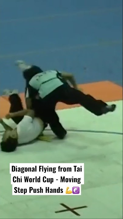 REAL version of Tai Chi’s Diagonal Flying Technique - Sports Push Hands Grappling 💪☯️ # ...