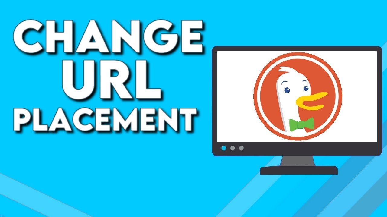 How To Change URL Placement on DuckDuckGo Browser on PC - YouTube