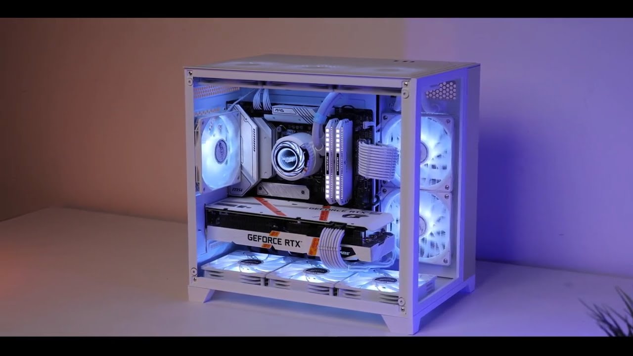 pc build | 13600KF+3060TI | Cable management details at the end of the ...