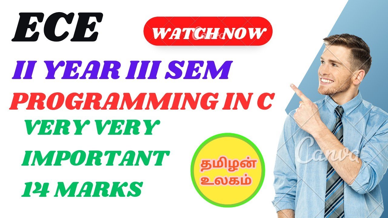 EXAM DATE :17-04-24 (FN) | PROGRAMMING IN C - VERY VERY IMPORTANT 14 ...