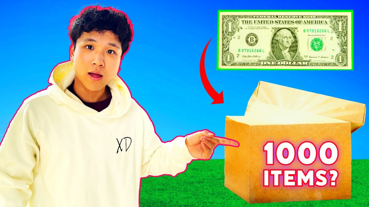 Turning $1 to 1000 items - YouTube