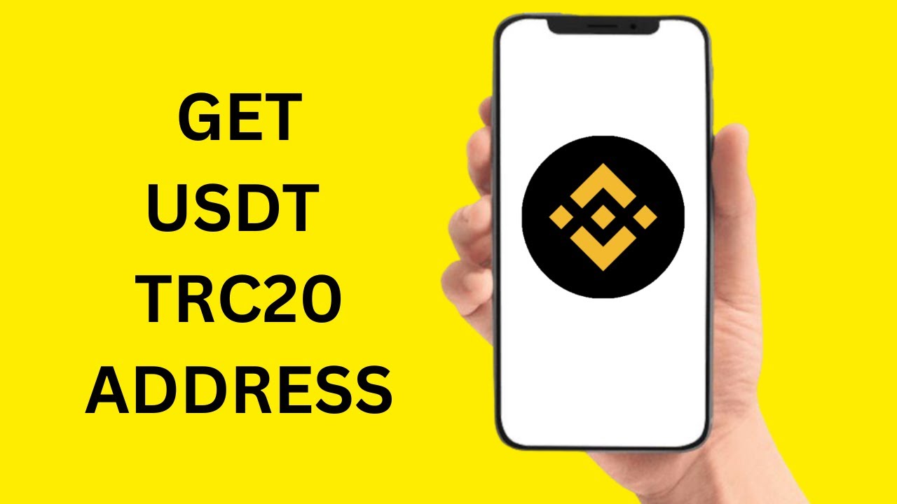 How To Get Your USDT TRC20 Binance Wallet Address - YouTube