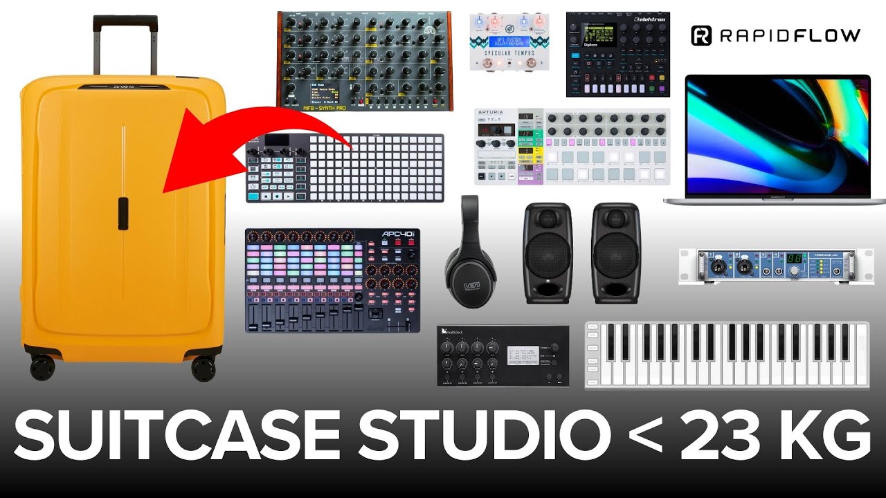 Ultimate Suitcase Music Studio For Digital Nomads - YouTube
