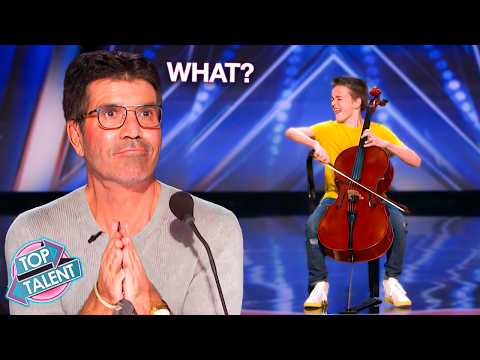 They Expected This Boring.. Until He Started Playing The Cello! (He's Only 14!)
