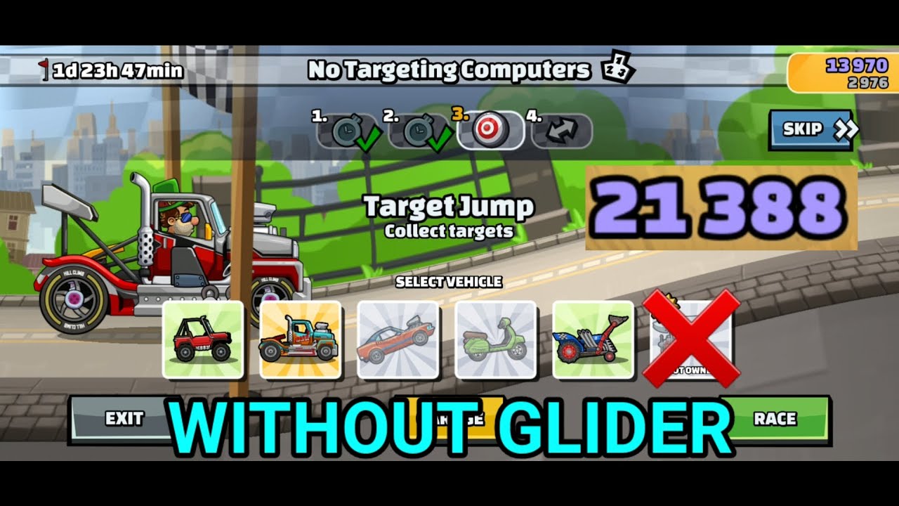 TARGET JUMP IN NEW TEAM EVENT NO TARGETING COMPUTERS - Hill Climb ...