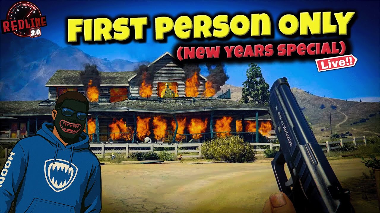 First Person Only in GTA V RP ( New Years Special ) - YouTube