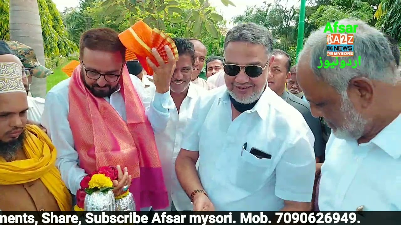 Mysore: (MLA) Alhaj Tanveer Sait has sanctioned 50 LAKH from the govt ...