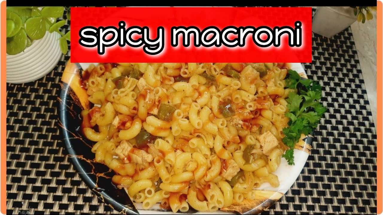 Macroni |macroni recipe |spicy macroni by the cooking hub|chicken ...