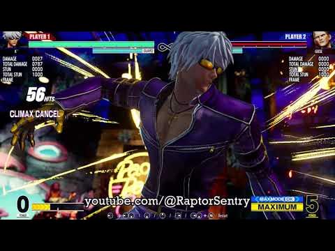 KOF XV K' Stun TOD 100% 101 Hit Corner Combo #8 (EXCLUSIVE NEW Stun Route Ender, Works On ...