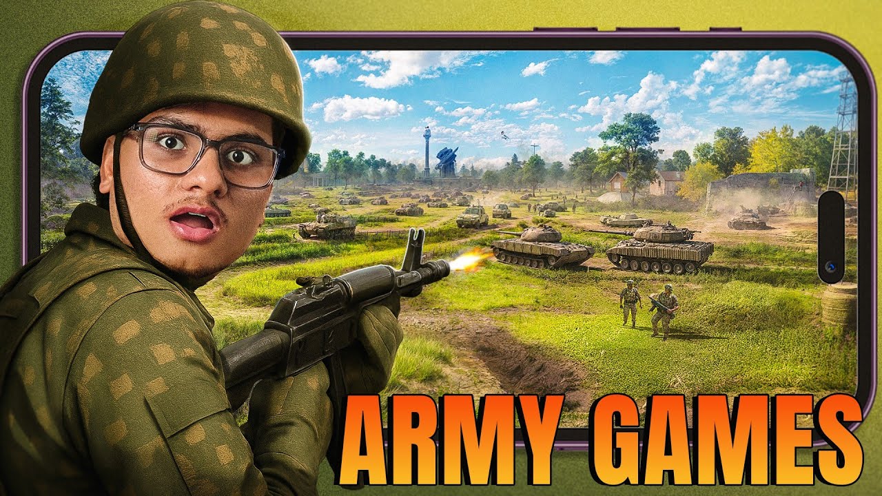 Top 7 Army/Millitary Games For Mobile Phones | 2025 - YouTube