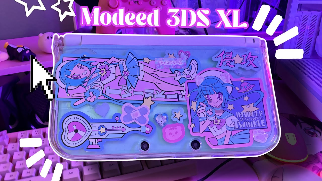 ♡Cute₊ ˚⊹ Modded 3Ds XL Tour⋆˙ GAMES.THEMES .TIPS - YouTube
