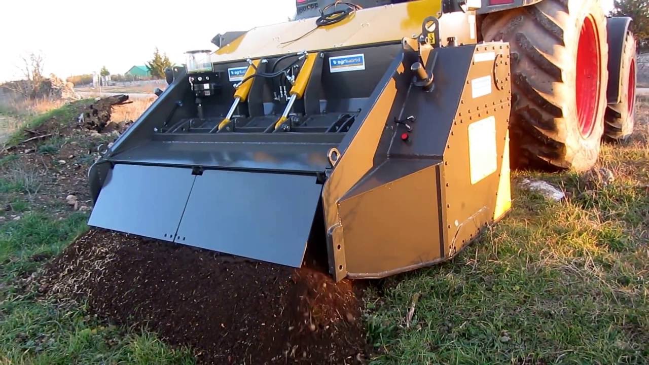 Freza forestiera - Freza cioate AGRIWORLD FTCD 200.20 - YouTube