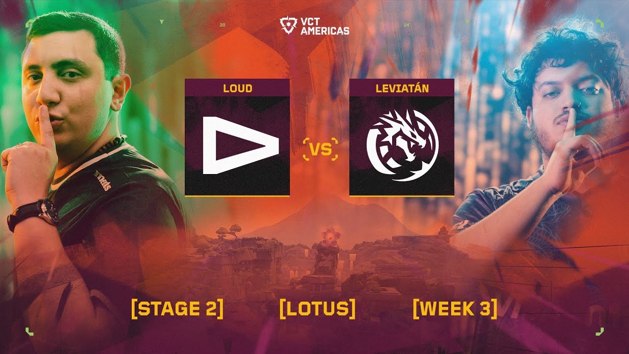 LOUD vs Leviatán - VCT Americas Stage 2 - W3D1 - Map 1 - YouTube