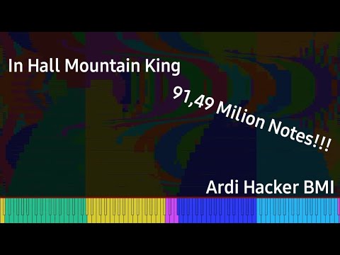 [Black Midi] In Hall Mountain King - 91.49 Milion Notes | Ardi Hacker ...
