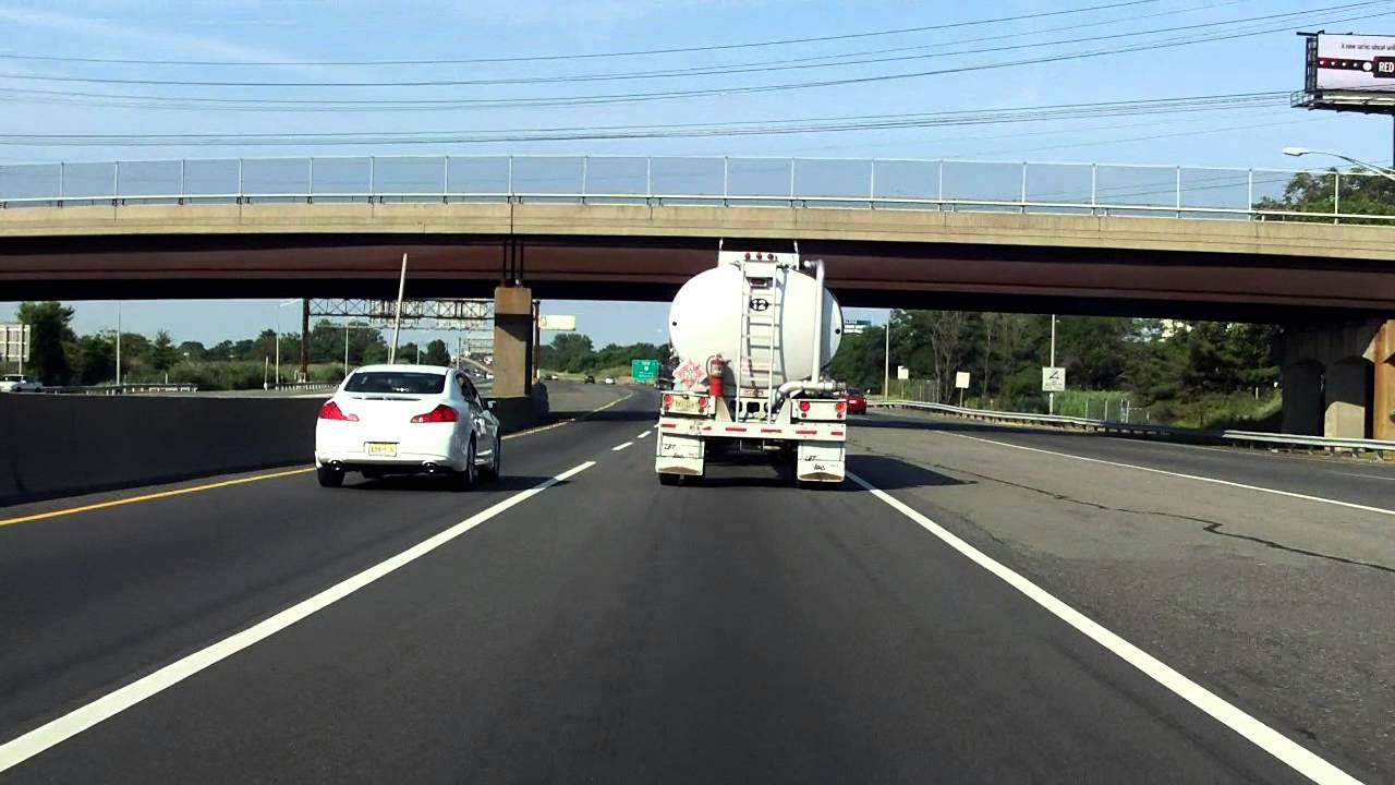 New Jersey Turnpike - Western Spur (Exits 68, 18W, 16W) southbound ...