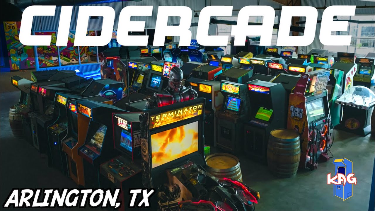Cidercade Arlington Arcade Tour! (Sept 2024) | 300+ Games & Pinball ...