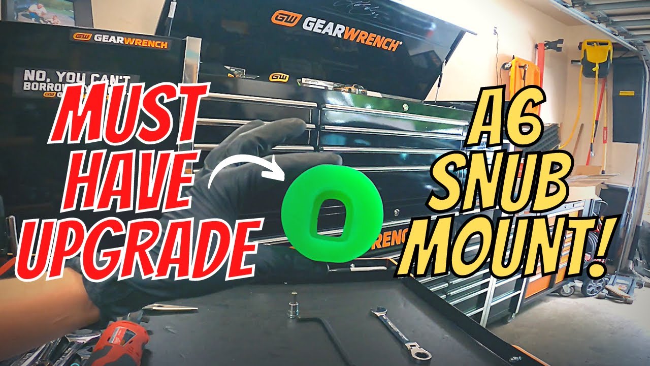 CHEAP MUST HAVE UPGRADE FOR YOUR AUDI A6! How to replace front snub ...