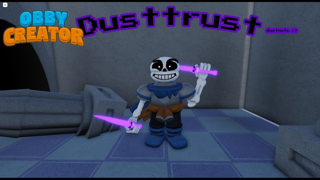 Dusttrust Sans Speedbuild | Obby Creator | (Roblox) - YouTube
