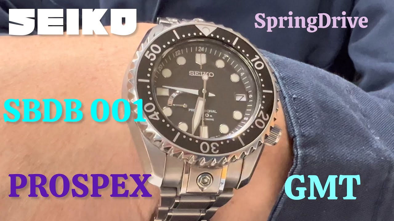 SBDB 001【SEIKO PROSPEX GMT】SpringDrive（セイコー プロスペックス ダイバー スプリングドライブ）腕時計 ...