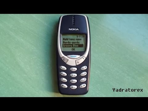 Nokia 3310 retro review (old ringtones, screensavers & games [Snake]) Vintage phone