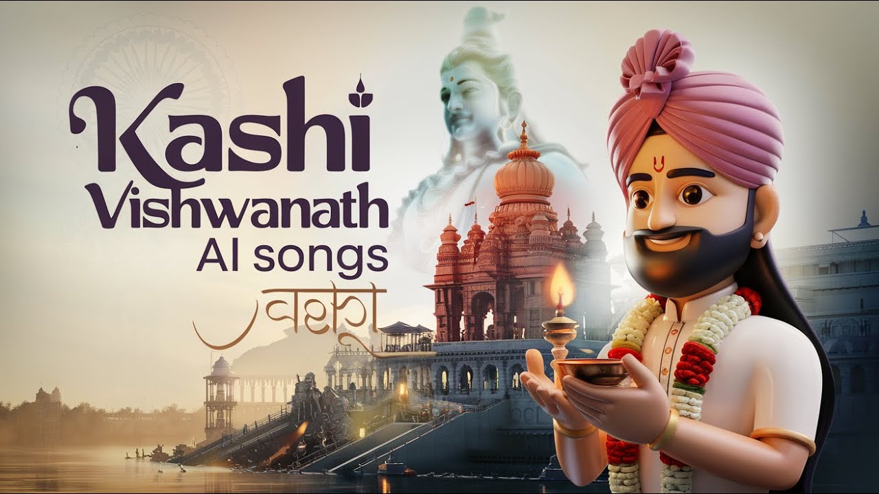 | kashi vishwanath ki mahima lyrics || Ai Song || Shiv bhajan | Created ...
