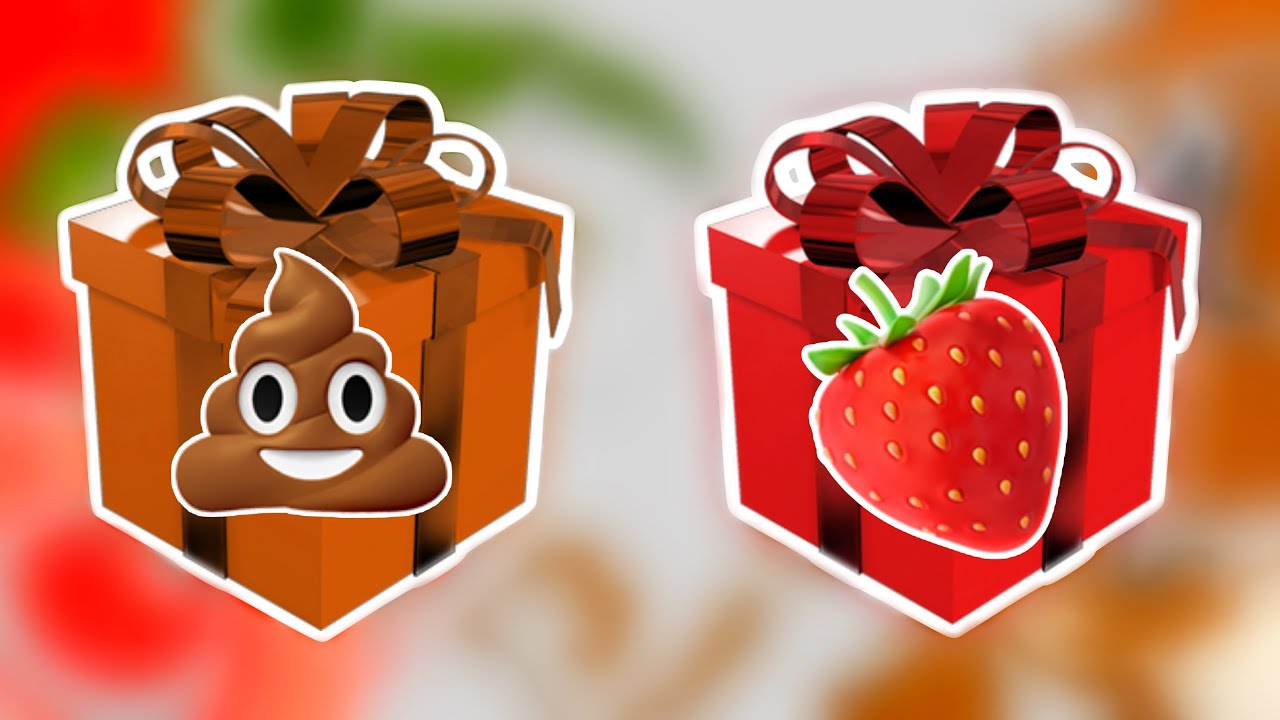 CHOOSE YOUR GIFT! 💩 POOP VS STRAWBERRY! 🍓Anna Gold 🎁 - YouTube