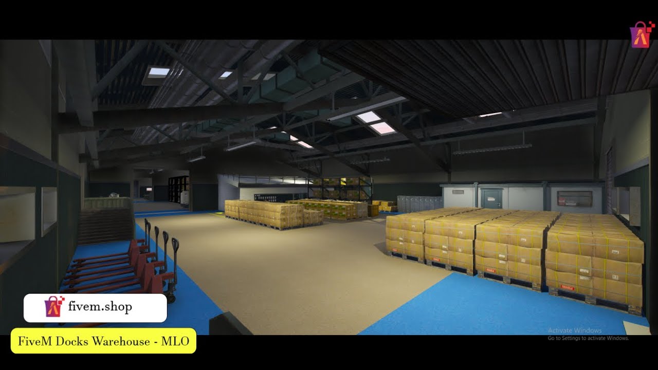 FiveM Docks Warehouse MLO | FiveM Storage MLO #fivem #warehouse - YouTube