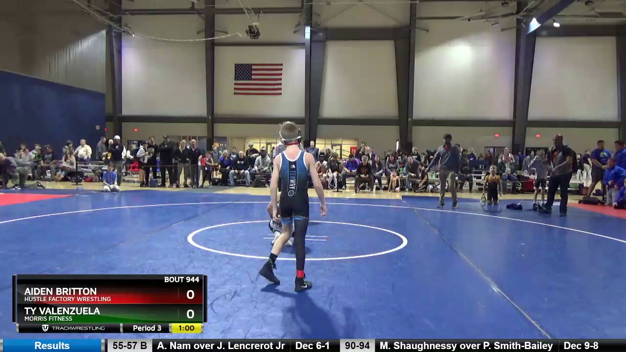 10U 77 Aiden Britton Hustle Factory Wrestling Vs Ty Valenzuela Morris ...