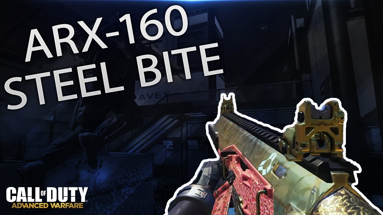 Call of Duty: Advanced Warfare ARX-160 Elite Steel Bite Gameplay - YouTube