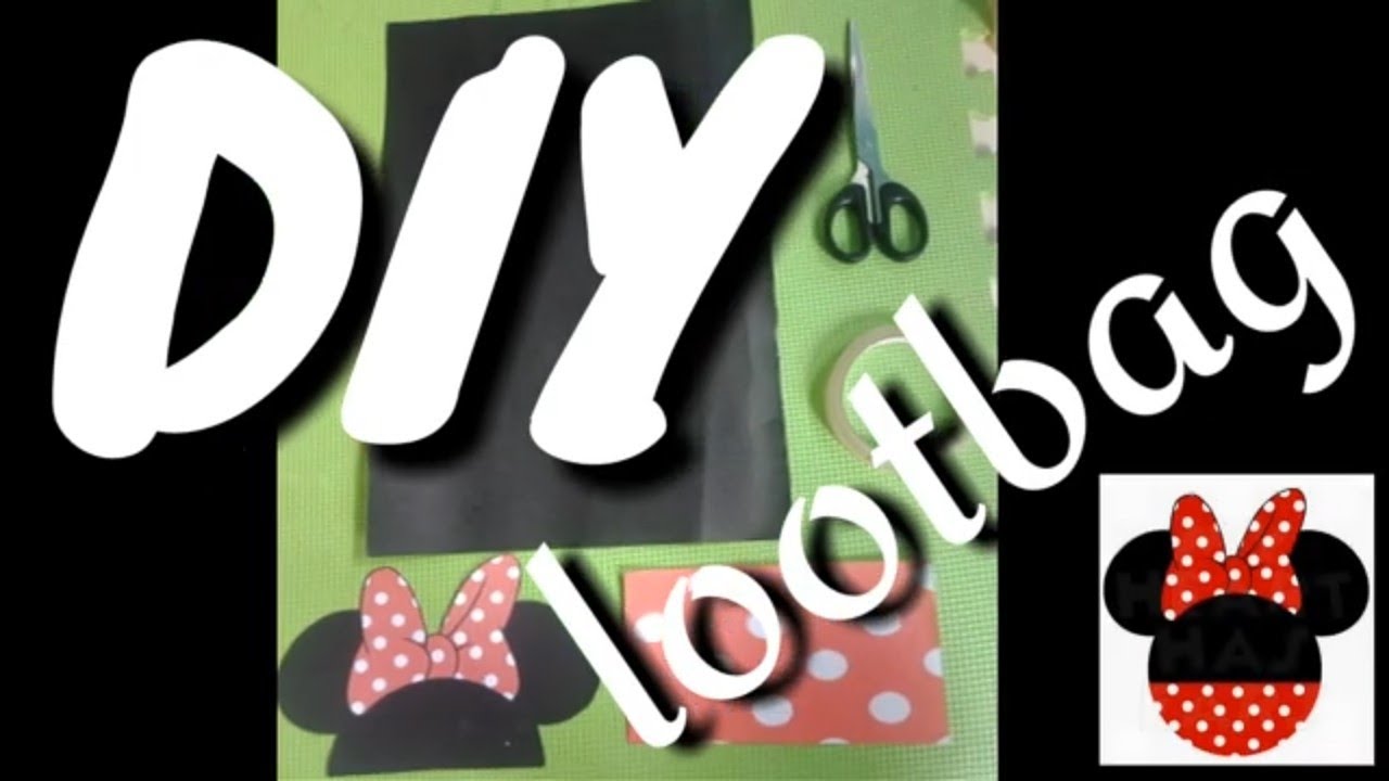 How to make paper bags | DIY Loot Bag - YouTube