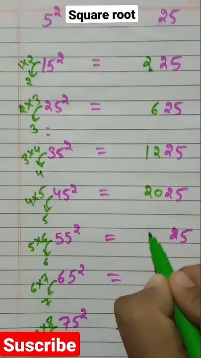 shortcut trick of finding square root. how we can find square roots in easy way subscribe my ...