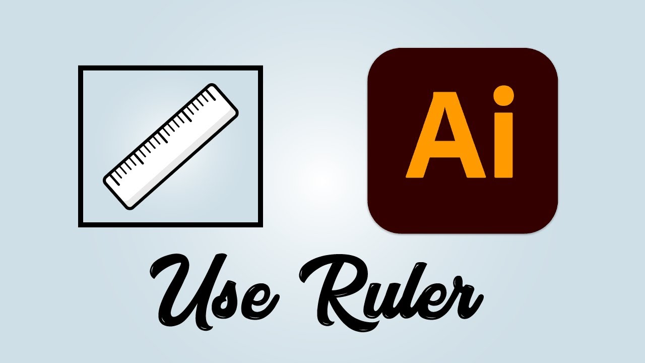 How to add and use ruler in Adobe Illustrator - YouTube