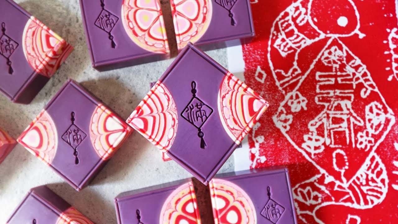 新年花片皂 - lunar new year soap making, coldprocess - 手工皂 - YouTube