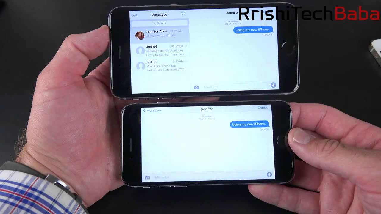 Review & Features iphone 6 & 6 plus vs iphone 5S - YouTube