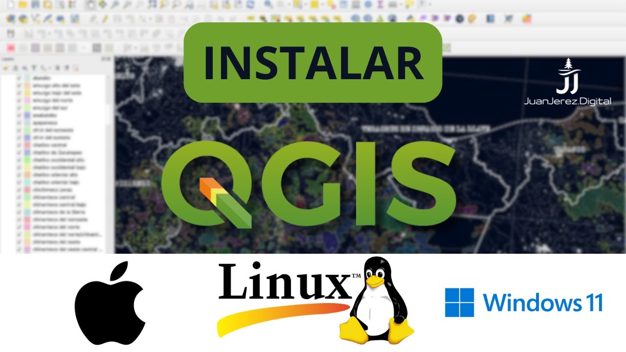 Cómo Instalar QGIS en Mac, Linux y Windows (Guía Completa 2024 ...