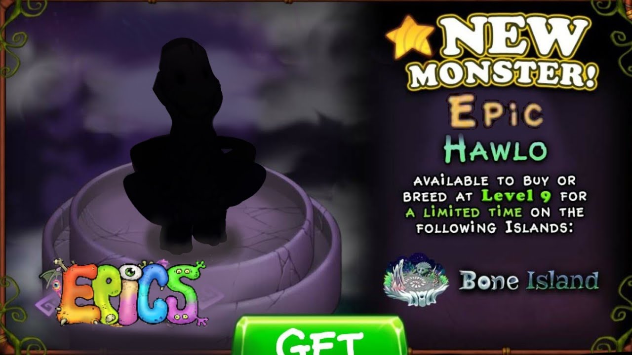 Epic Hawlo in my singing monsters (animated) - YouTube