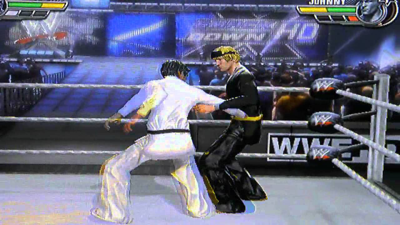 wwe all stars KARATE KID: Daniel Larusso v.s. Johnny Lawrence - YouTube