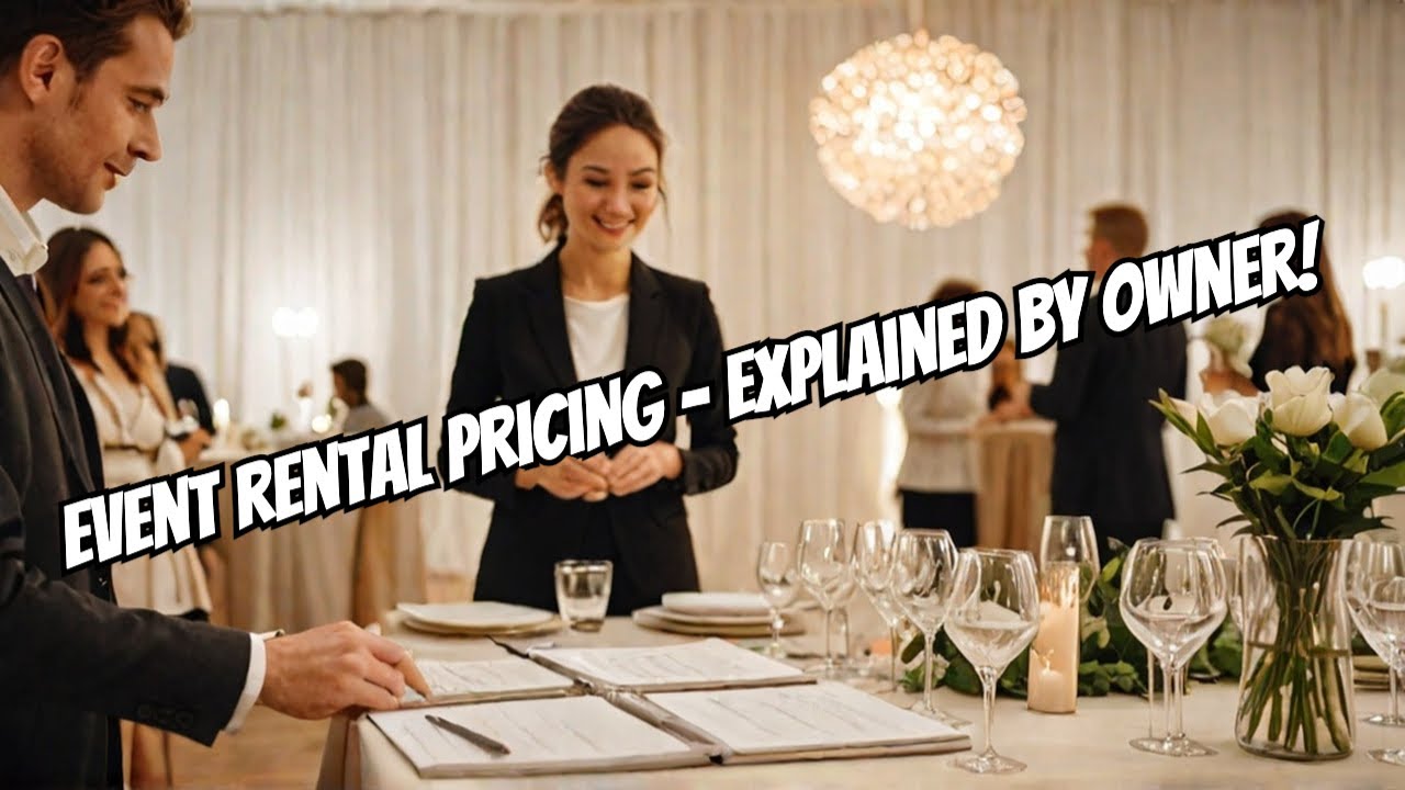 Event Rental Pricing - Insider Secrets from the Owner - YouTube