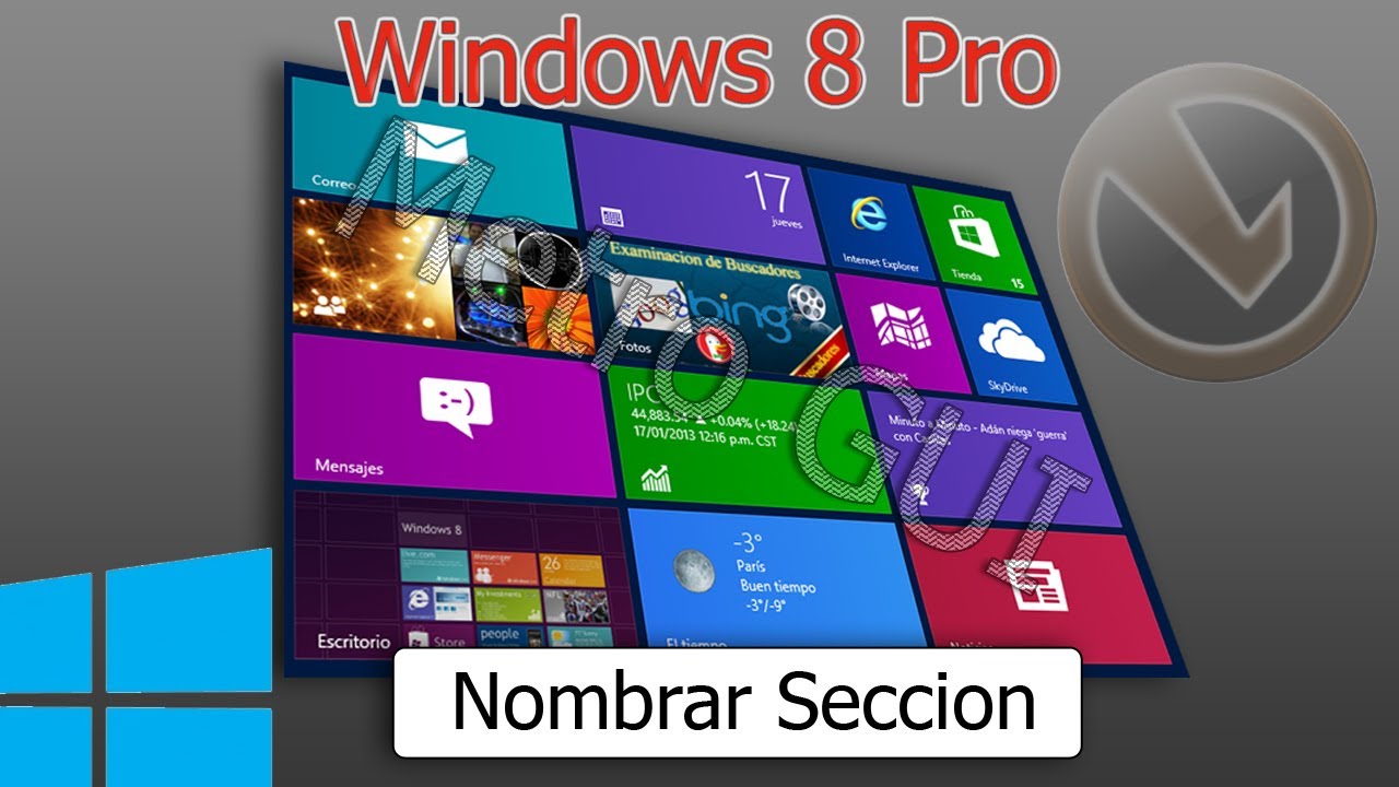 Nombrar Secciones en la Interfaz Metro - Windows 8 - YouTube