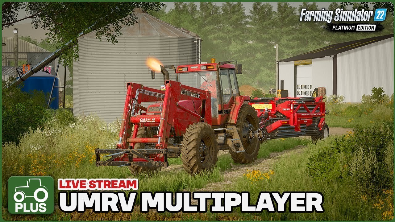 🔴FS22 LIVE! FIELD WORK!! UMRV Multiplayer Farming Simulator 22 ...