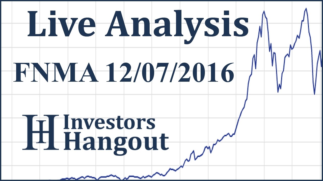 FNMA Stock Live Analysis 12-07-2016 - YouTube